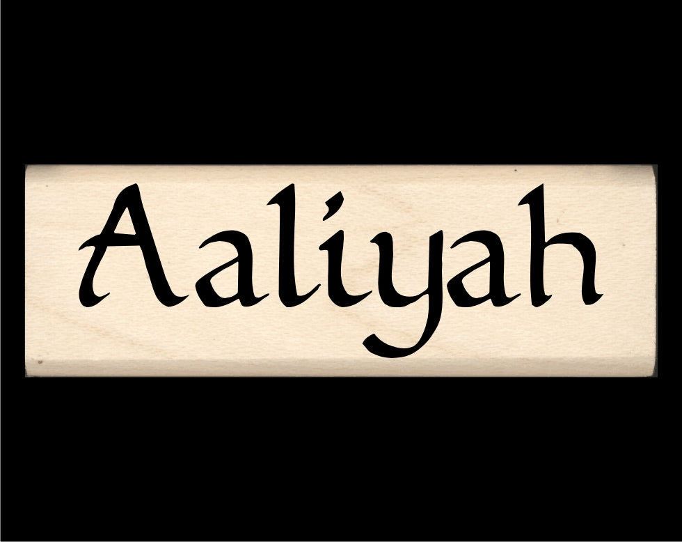 Aaliyah Name Stamp – Stamps by Impression